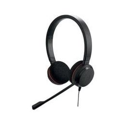 Jabra Evolve 20, Headset schwarz, Microsoft Teams-Version, USB-C und USB-A, Stereo