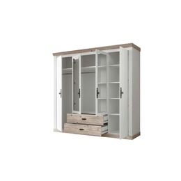 M&ouml;bel Kraft Kleiderschrank wei&szlig; Ma&szlig;e (cm): B: 217 H: 201 &raquo; M&ouml;bel Kraft