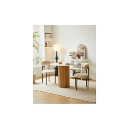 M&ouml;bel Kraft Stuhl 2er-Set beige Ma&szlig;e (cm): B: 47 H: 79 &raquo; M&ouml;bel Kraft