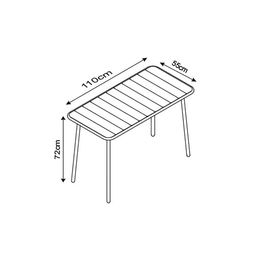 M&ouml;bel Kraft Tisch schwarz Ma&szlig;e (cm): B: 110 H: 72 &raquo; M&ouml;bel Kraft