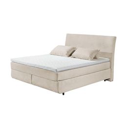 M&ouml;bel Kraft Boxspringbett creme Ma&szlig;e (cm): B: 185 H: 126 &raquo; M&ouml;bel Kraft