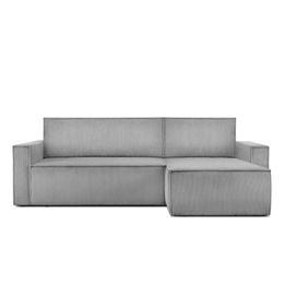 KONSIMO Ecksofa Napi grau Ma&szlig;e (cm): B: 246 H: 89 Sofas > Sofas nach Material > Stoffsofas &raquo; Sofa DE