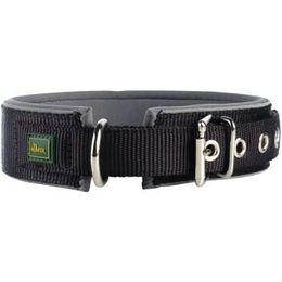 Hunter Halsband Neopren Reflect schwarz/ grau 60 cm