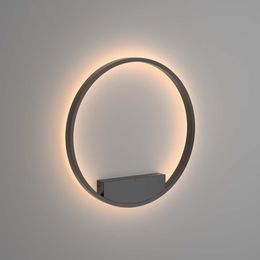 Maytoni Rim LED Wandleuchte, Wandlampe 37W Schwarz 85Ra Warmweiss