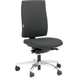 Steifensand Bürostuhl CETO CT2450, Synchronmechanik, ohne Armlehnen, Membransitz, ohne Nackenstütze, grau