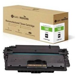 G&G Toner ersetzt HP 14X Kompatibel Schwarz 17500 Seiten Reborn remanufactured 21230