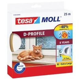 tesa D-Profil 05389-00000-00 Dichtband tesamoll&reg; Wei&szlig; (L x B) 25 m x 9 mm 25 m