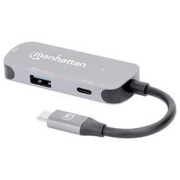 Manhattan Notebook Dockingstation 190299 inkl. Ladefunktion, USB-C&reg; Power Delivery