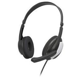 hama 00139931 PC-Office-Headset HS-P100 V2, Stereo, Schwarz