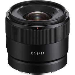 Sony E 11mm f/1.8 (Sony E, APS-C / DX), Objektiv, Schwarz