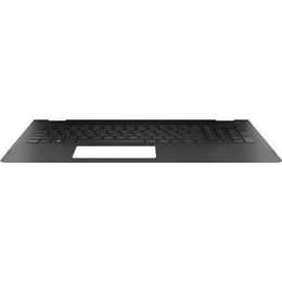HP Top Cover Ahs W Kb Dsc Nordic, Notebook Ersatzteile, Schwarz, Silber