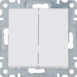 Hager, Lichtschalter + Storenschalter, WL0050