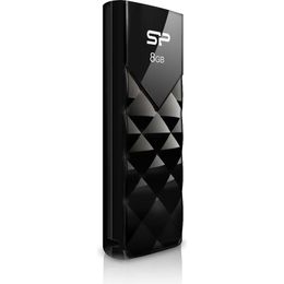 Silicon Power Ultima U03 (8 GB, USB-A), USB Stick, Schwarz