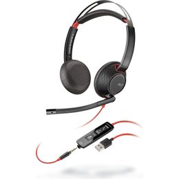 Poly C5220 (Kabelgebunden, USB-A), Office Headset, Schwarz