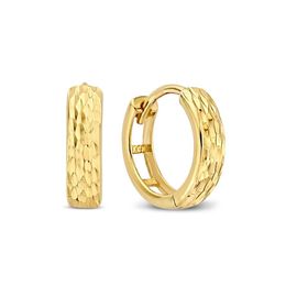 Isabel Bernard Ohrringe - Rivoli Laura 14 karat hoop earrings - Gr. unisize - in Gold - f&uuml;r Damen