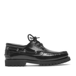 Henry Stevens Slipper & Pantoletten - Bootsschuh Morgan M DS - Gr. 45 (EU) - in Schwarz - f&uuml;r Damen
