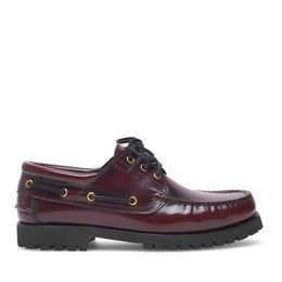 Henry Stevens Slipper & Pantoletten - Bootsschuh Morgan M DS - Gr. 44 (EU) - in Rot - f&uuml;r Damen