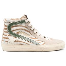 Golden Goose Deluxe Brand Golden Goose Low-Top Sneaker - Sneakers Whitebrowngreen - Gr. 37 (EU) - in Bunt - f&uuml;r Damen