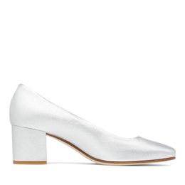 Henry Stevens Hohe Schuhe - Pumps Audrey P50 - Gr. 36 (EU) - in Silber - für Damen