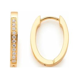 Leonardo Ohrringe Damen Größe One Size gold / transparent