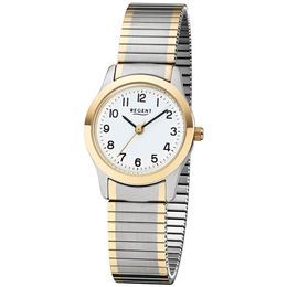 Regent Uhren REGENT Analoguhr Damen Größe One Size gold / silber