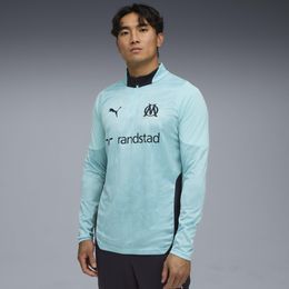 Puma Funktionsshirt 'Olympique de Marseille' Herren Gr&ouml;&szlig;e XXL hellblau / schwarz