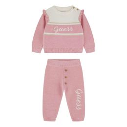 Guess Set Mädchen Größe 80 rosa / weiß