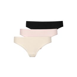 SNOCKS Slip Damen Gr&ouml;&szlig;e XS beige / rosa / schwarz
