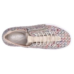 Rieker Sneaker Damen Gr&ouml;&szlig;e 37 beige / blau / lila / rot