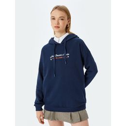 KOTON Sweatshirt Damen Größe XL dunkelblau