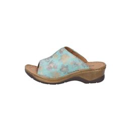 Josef Seibel Clogs 'Catalonia 58' Damen Gr&ouml;&szlig;e 36 t&uuml;rkis / braun / bronze / lila