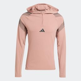adidas Performance Sportsweatshirt Herren Größe M pastellrot / schwarz