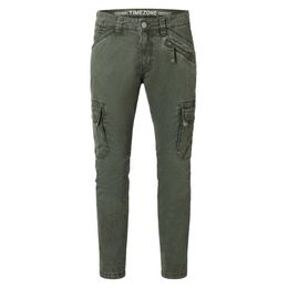 Timezone Cargo Jeans male Green size 34