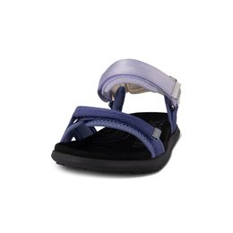 Woden Sandalen 'Line Lite' Damen Gr&ouml;&szlig;e 42 beige / indigo / lila