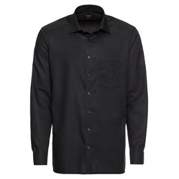 OLYMP Button Up Shirt 'Luxor Uni Pop' male Black size 48