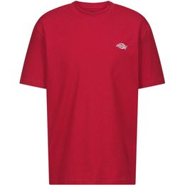 Dickies T-Shirt 'Summerdale' Herren Gr&ouml;&szlig;e XL grenadine / wei&szlig;