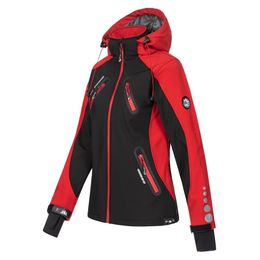 Rock Creek Outdoorjacke Damen Gr&ouml;&szlig;e 4XL rot / schwarz