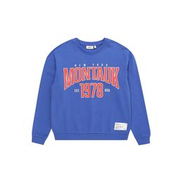 ONLY GIRLS Sweatshirt 'Ailen' M&auml;dchen Gr&ouml;&szlig;e 122/128 royalblau / hellrot / schwarz / wei&szlig;