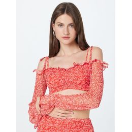 NLY by Nelly Bluse Damen Gr&ouml;&szlig;e L rot / wei&szlig;