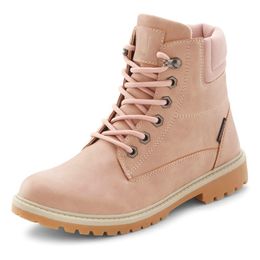 Lascana Lace-Up Ankle Boots female Pink size 38