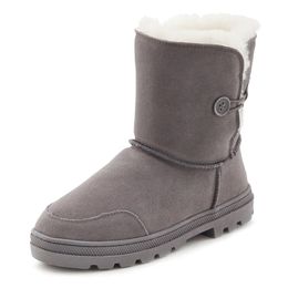 Lascana Boots Damen Gr&ouml;&szlig;e 38 grau Winterschuhe