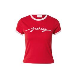 Juicy Couture T-Shirt 'Ringer' Damen Gr&ouml;&szlig;e XL ros&eacute; / rot