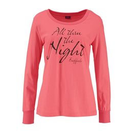 Buffalo Pyjama Damen Größe L grau / anthrazit / lachs Winterkleid