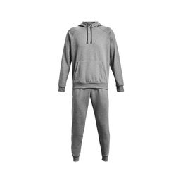 Under Armour Trainingsanzug 'Rival Fleece' Herren Gr&ouml;&szlig;e XL grau / wei&szlig;