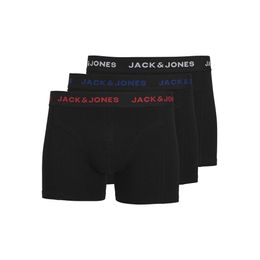 Jack & Jones JACK & JONES Boxershorts Herren Gr&ouml;&szlig;e XXL navy / orangerot / schwarz / wei&szlig;