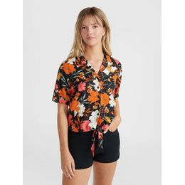 O`Neill O'NEILL Bluse 'Cali ' Damen Größe XS orange / hellpink / schwarz / weiß