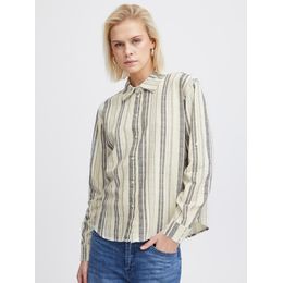 Ichi Bluse Damen Größe S elfenbein / schwarz