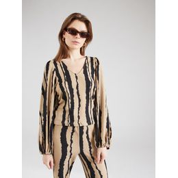 Modström modström Bluse 'Harland' Damen Größe M beige / schwarz