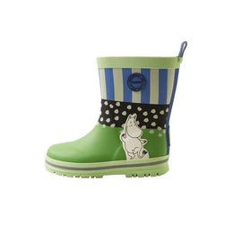 Reima Gummistiefel 'Magisk Moomin' Jungen Größe 25 blau / grün / schwarz / weiß