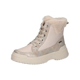 Caprice Schnürstiefelette Damen Größe 38 beige Winterschuhe